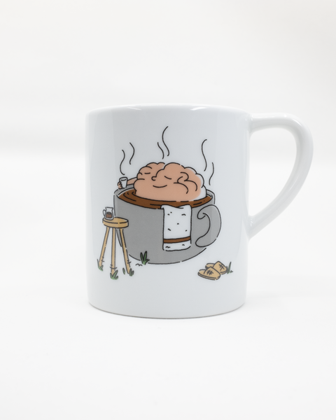 Weird Coffee Person - Brain Mug | Tens Hundreds Thousands
